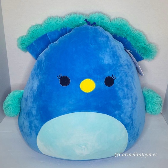 Squishmallows | Toys | Priscilla Bright Blue Peacock Original ...